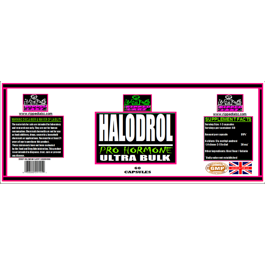 HALODROL (60 CAPSULES x 30mg each) – Ripped Labz